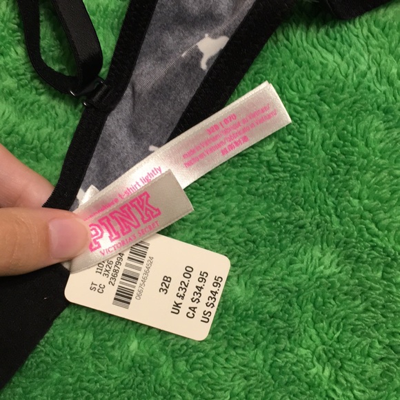 PINK Victoria's Secret | Intimates & Sleepwear | Pink Dog Logo Lightly ...